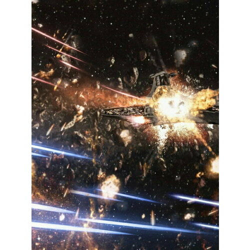 Плакат, постер на бумаге Star Wars: Clone Wars (Модульные постеры)-1/Звездные войны: Войны клонов/искусство/арт/абстракция. Размер 42 х 60 см