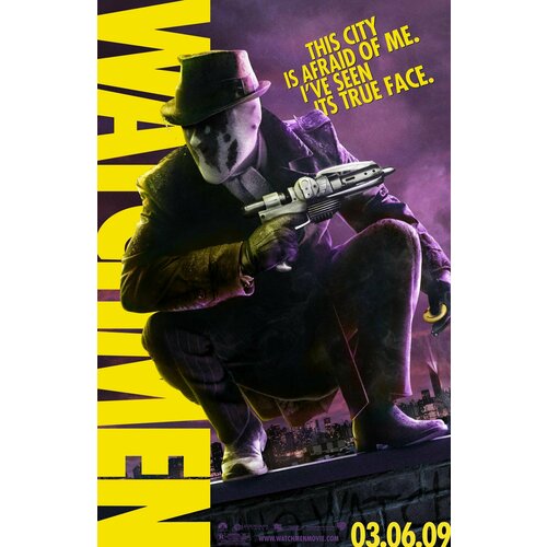 Плакат, постер на бумаге Хранители (Watchmen, 2009г). Размер 60 на 84 см