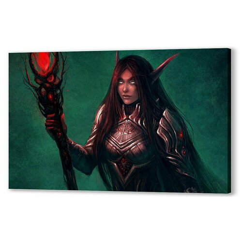 Плакат, постер на холсте World Of Warcraft. Размер 30 х 42 см