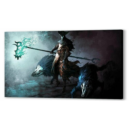 Плакат, постер на бумаге Castlevania: Lords Of Shadow. Размер 42 х 60 см