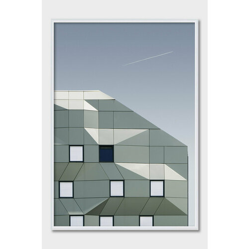 Постер для интерьера Postermarkt, 30х40 см в белой рамке, постер Архитектура #72