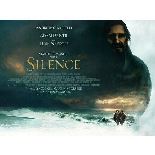 Плакат, постер на холсте Молчание (Silence), Мартин Скорсезе. Размер 42 х 60 см