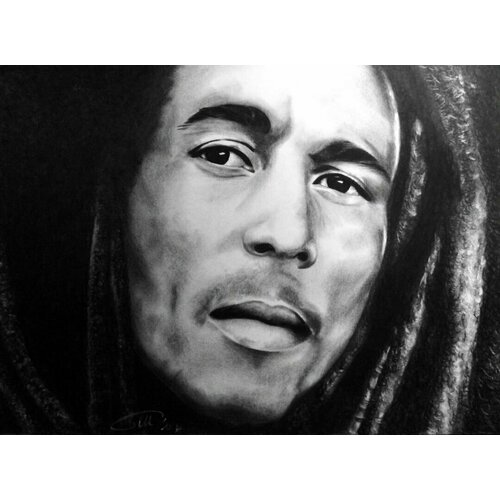 Плакат, постер на бумаге Bob Marley/Боб Марли-Картина. Размер 42 х 60 см