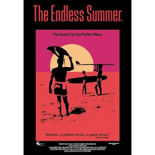 Плакат, постер на бумаге Бесконечное лето (The Endless Summer), Брюс Браун. Размер 21 х 30 см