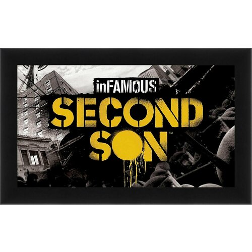Плакат, постер на бумаге InFamous: Second Son. Размер 21 х 30 см