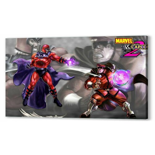 Плакат, постер на бумаге Marvel Vs. Capcom 2. Размер 21 х 30 см
