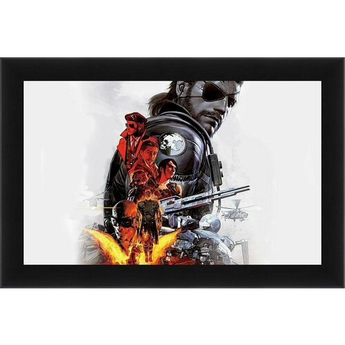 Плакат, постер на бумаге Metal Gear Solid V: The Phantom Pain. Размер 21 х 30 см