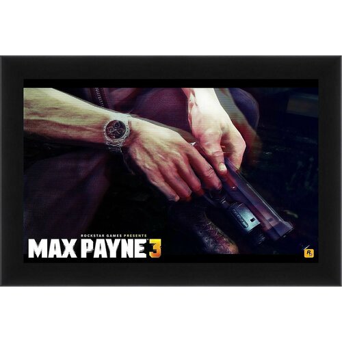 Плакат, постер на бумаге Max Payne 3. Размер 60х84 см