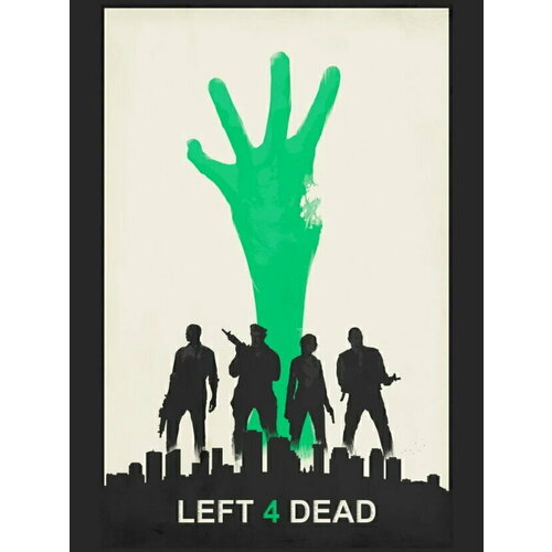 Плакат, постер на бумаге Left 4 Dead/игровые/игра/компьютерные герои персонажи. Размер 42 х 60 см