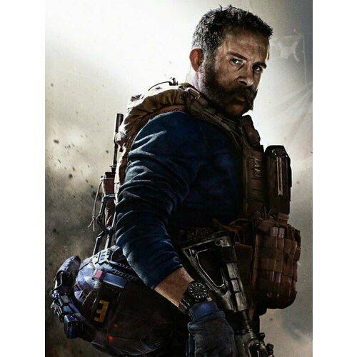Плакат, постер на бумаге Call Of Duty: Modern Warfare/игровые/игра/компьютерные герои персонажи. Размер 21 х 30 см