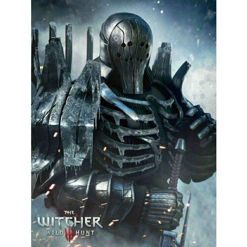 Плакат, постер на холсте Witcher 3/Ведьмак 3/игровые/игра/компьютерные герои персонажи. Размер 30 х 42 см