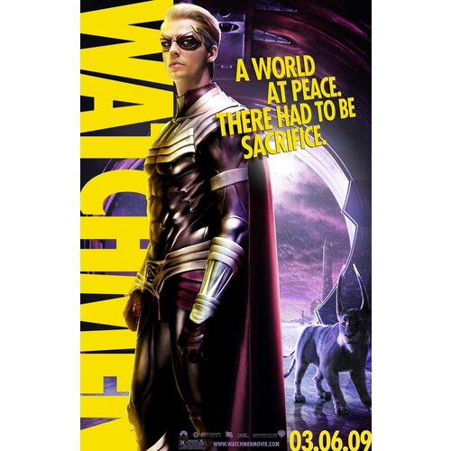Плакат, постер на бумаге Хранители (Watchmen, 2009г). Размер 30 на 42 см