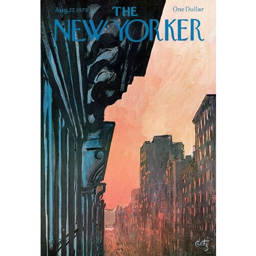 Плакат, постер на бумаге The New Yorker (Aug. 27, 1979). Размер 42 х 60 см