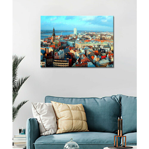 Картина/Картина на холсте для интерьера/Картина на стену/Картина для кухни/ -Латвия (1) 40х60