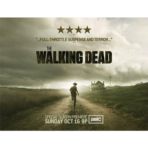 Плакат, постер на бумаге Ходячие мертвецы (The Walking Dead), Эрнест Р. Дикерсон, Грег Никотеро, Гай Ферленд. Размер 21 х 30 см