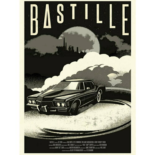 Плакат, постер на холсте Bastille/музыкальные/поп исполнитель/артист/поп-звезда/группа. Размер 21 х 30 см