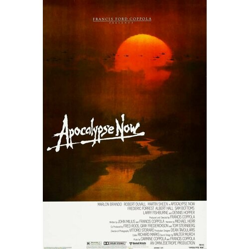 Плакат, постер на холсте Апокалипсис сегодня (Apocalypse Now, 1979г). Размер 42 х 60 см