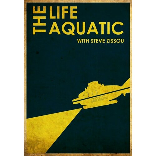 Плакат, постер на бумаге Life aquatic/Водная жизнь. Размер 42 х 60 см