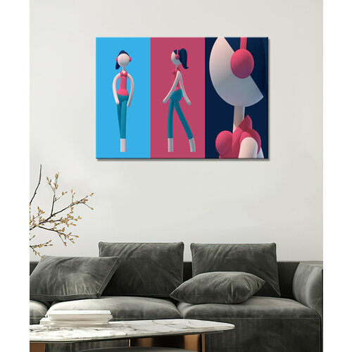 Картина/Картина на холсте для интерьера/Картина на стену/Картина для кухни/ - 3D иллюстрация (57) 40х60