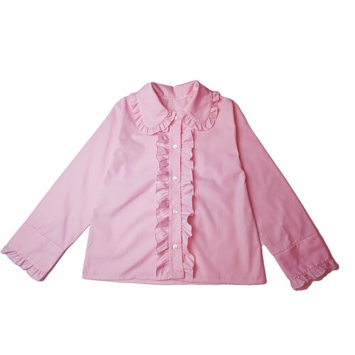 Школьная блуза Сказка, размер 110/60, розовый