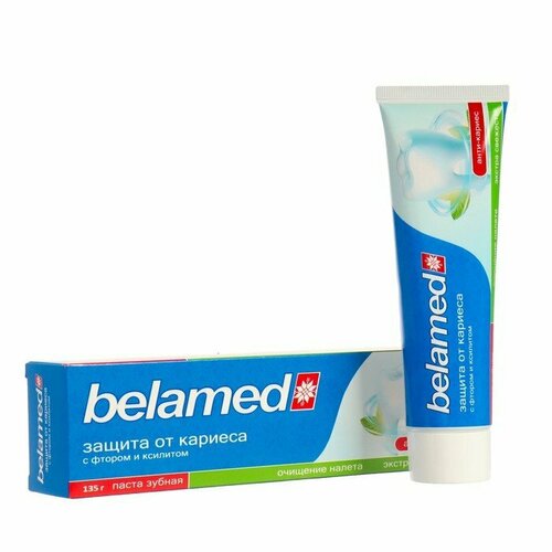 Паста зубная BELAMED Защита от кариеса с фтором и ксилитом, 135г (комплект из 11 шт)