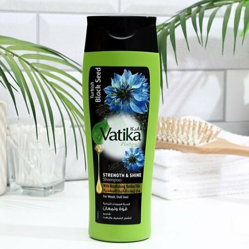 Шампунь для волос Dabur VATIKA BLACK SEED сила и блеск, 400 мл (комплект из 2 шт)