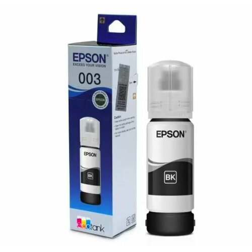 Чернила Epson 003 (C13T00V198), черный, 65 мл, для Epson L3100/3101/3110/3150/3151