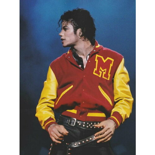 Плакат, постер на холсте Michael Jackson/Майкл Джексон/музыкальные/поп исполнитель/артист/поп-звезда/группа. Размер 60 х 84 см