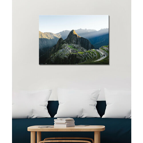 Картина/Картина на холсте для интерьера/Картина на стену/Картина для кухни/ -Перу Мачу Пикчу 2 60х80