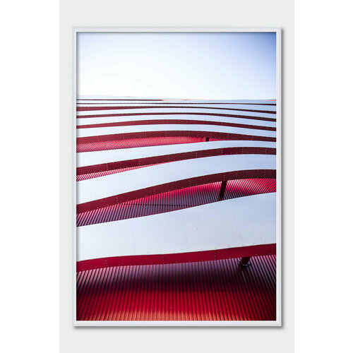 Постер для интерьера Postermarkt, 40х50 см в белой рамке, постер Архитектура #68