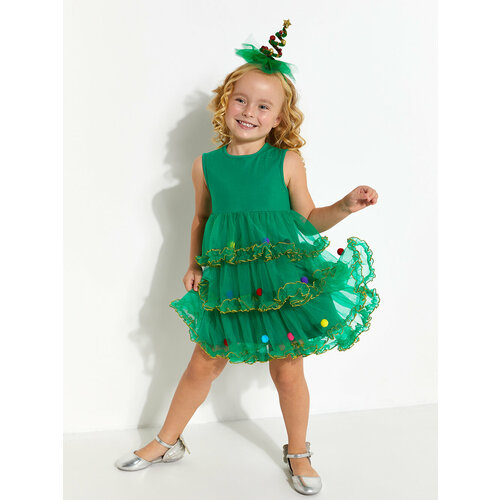 Платье Acoola, размер 98, зеленый