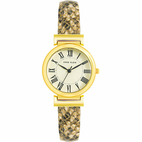Наручные часы ANNE KLEIN Daily, коричневый, золотой