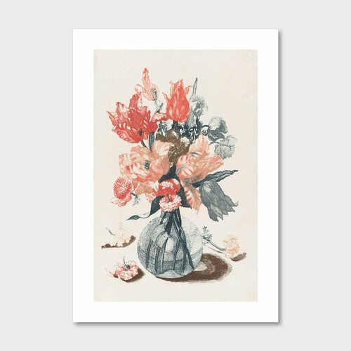 Постер для интерьера Postermarkt, Цветы В Вазе, 70х100 см