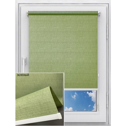 Рулонные шторы Тэфи зеленый 110х210 см