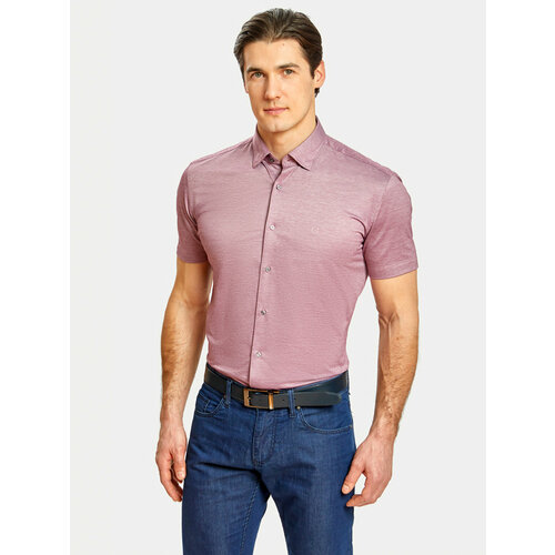 Рубашка KANZLER, размер 38, бордовый