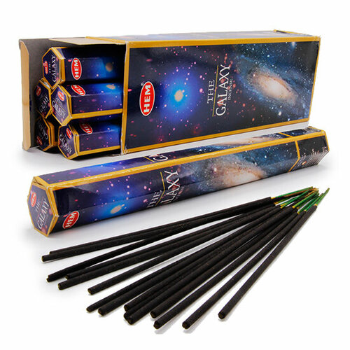 Благовония "HEM Galaxy" (Галактика), шестигранник, 20 палочек