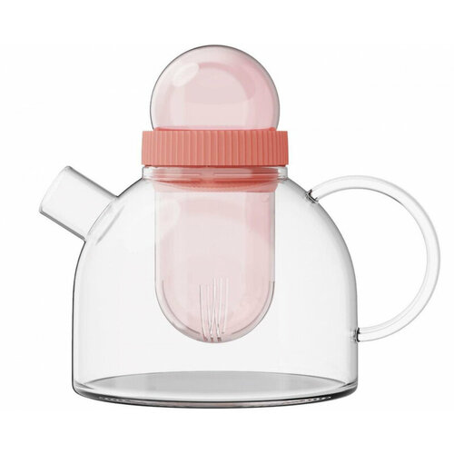 Чайник заварочный Kisskissfish BoogieWoogie Teapot TEAP04-U, розовый 0,8л