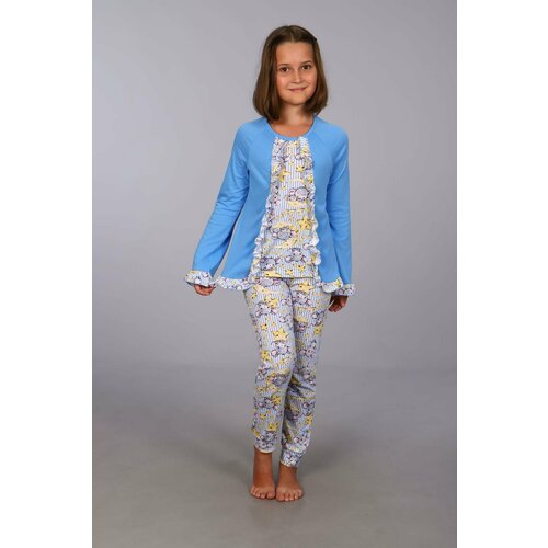 Пижама  IvCapriz, размер 30, голубой