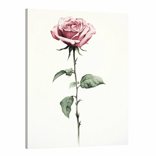 Интерьерная картина 50х70 "Розы в покое"