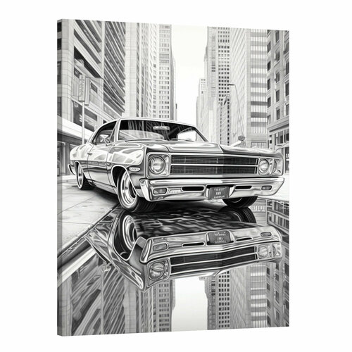Интерьерная картина 50х70 "Мечта о машине"