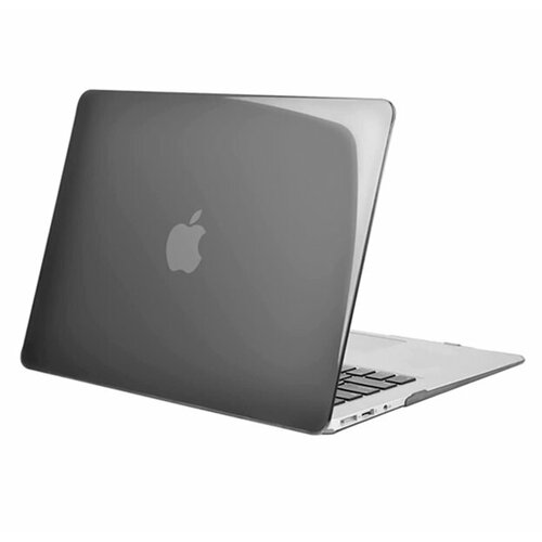 Чехол для MacBook Air 13" 2011–2017, пластик, черная глянцевая