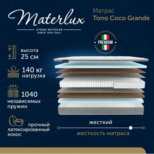 Матрас Materlux Tono Coco Grande 130x200