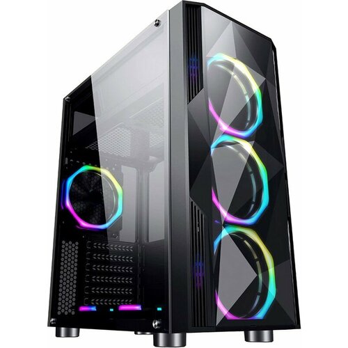 Мощный игровой компьютер Кибернет - системный блок - Intel Core i5 - 12400 2.5 Ггц (Turbo: 4.4 Ггц) - Чипсет H610M DDR4 - GeForce GTX 1650 4Gb - DDR4 8GB -