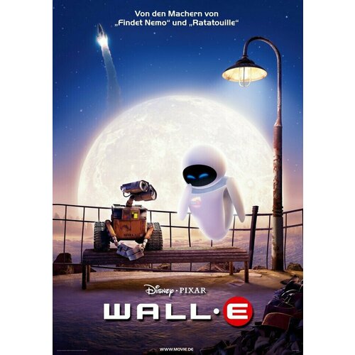 Плакат, постер на бумаге Wall-E/Валли/. Размер 21х30 см