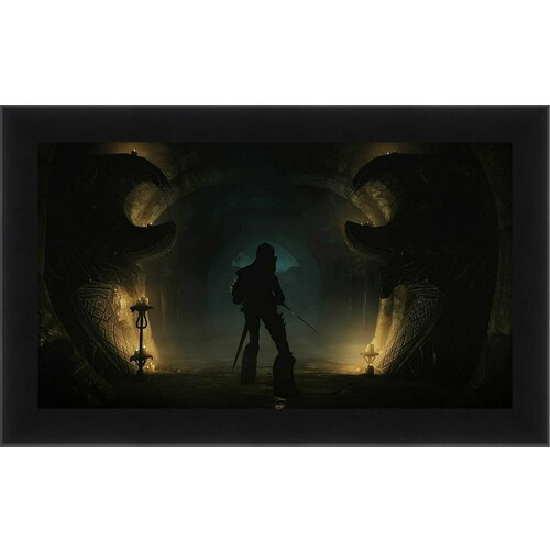 Плакат, постер на бумаге The Elder Scrolls V: Skyrim. Размер 42 х 60 см