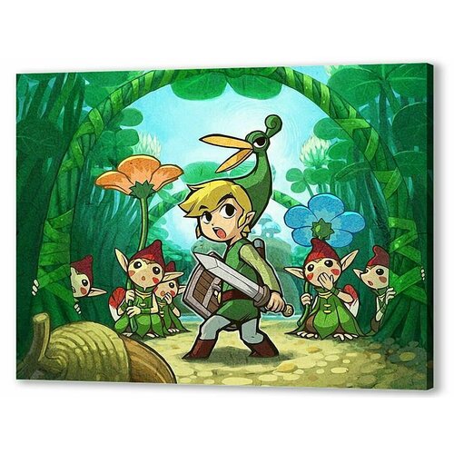 Плакат, постер на бумаге The Legend Of Zelda: The Minish Cap. Размер 30 х 42 см