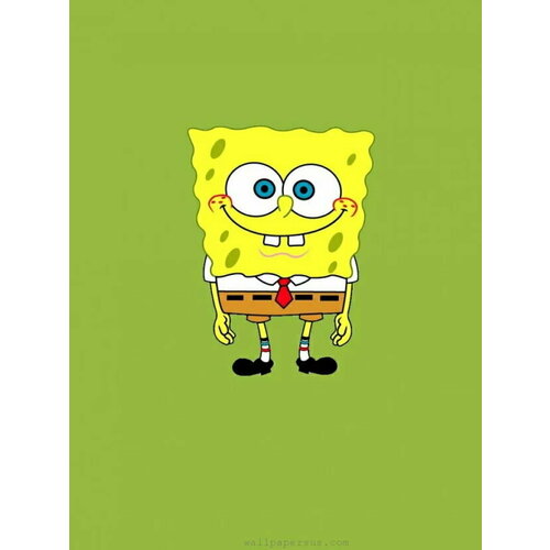 Плакат, постер на бумаге SpongeBob/Губка Боб/комиксы/мультфильмы. Размер 21 х 30 см