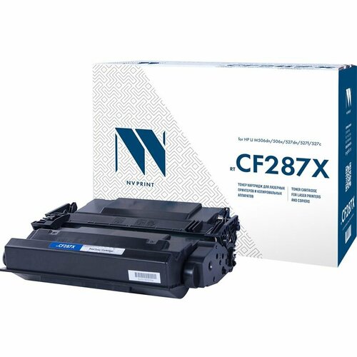 Картридж NV Print NVM-CF287X, для HP LaserJet Pro M506dn/M506x/M501dn/M501n/M527dn/ M527f/M527c, совместимый