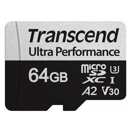 Карта памяти microSD (TransFlash) 64Gb Transcend TS64GUSD340S