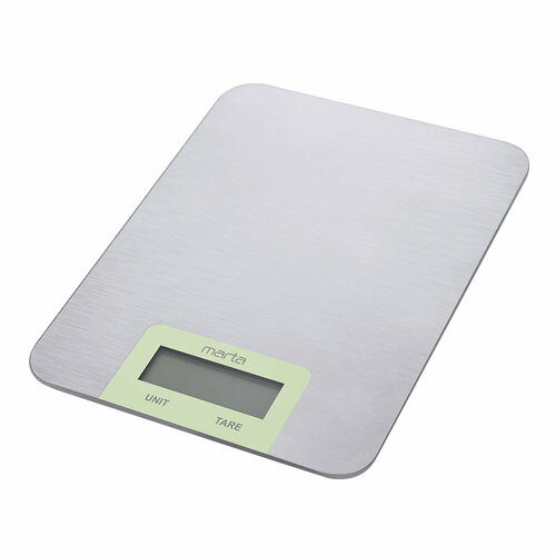 Кухонные весы со встроенным термометром MARTA MT-SC3626 зеленый нефрит